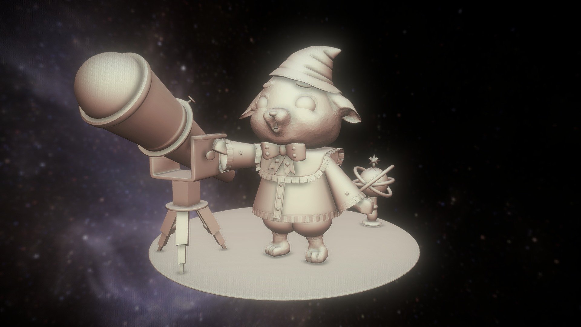 Bunny - 3D model by Olga Tretiakova (@bulochkasmyasom) [eea206b ...