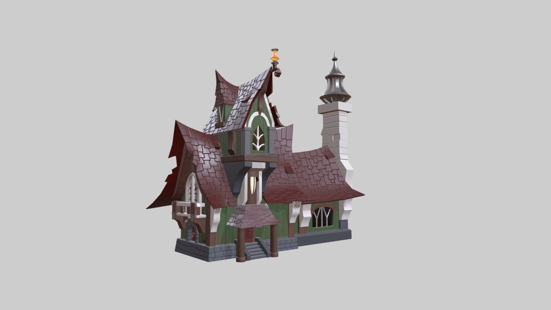 Old withered house - 3D model by KettleCat [eea2c8b] - Sketchfab
