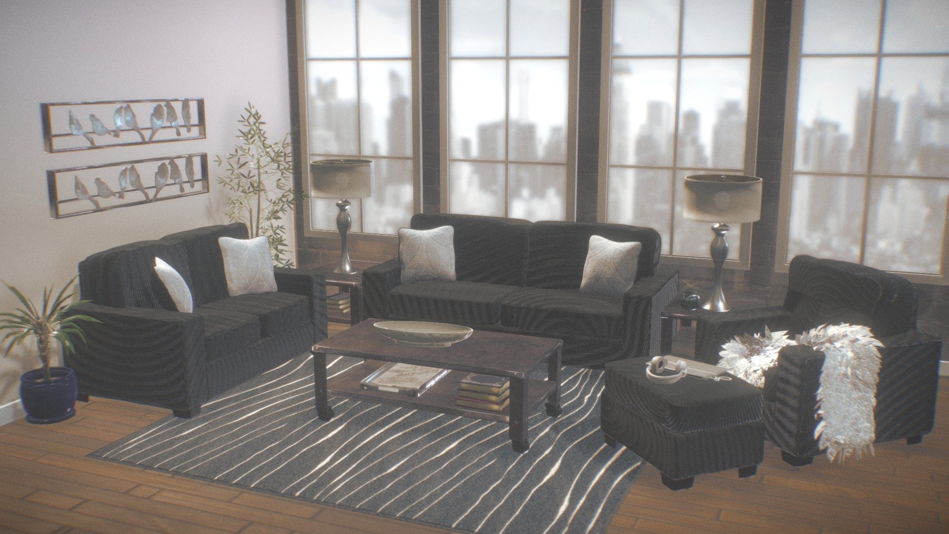 Altari Living Room - 3D model by jettigii [eea31c4] - Sketchfab