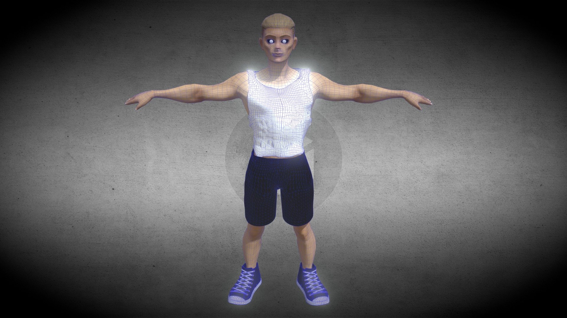 Male Character with clothes - 3D model by aaroncs [eea4018] - Sketchfab