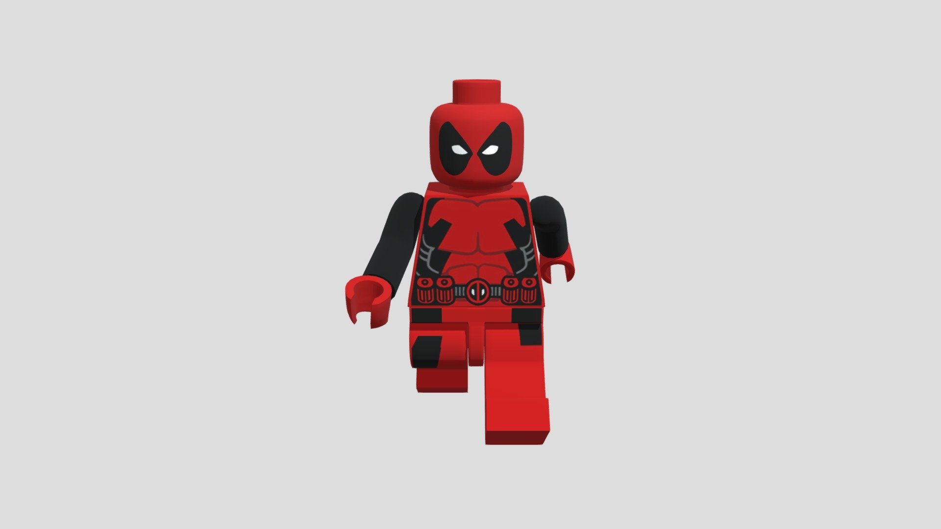 DeadPool Lego - 3D model by mr.film [eea5606] - Sketchfab