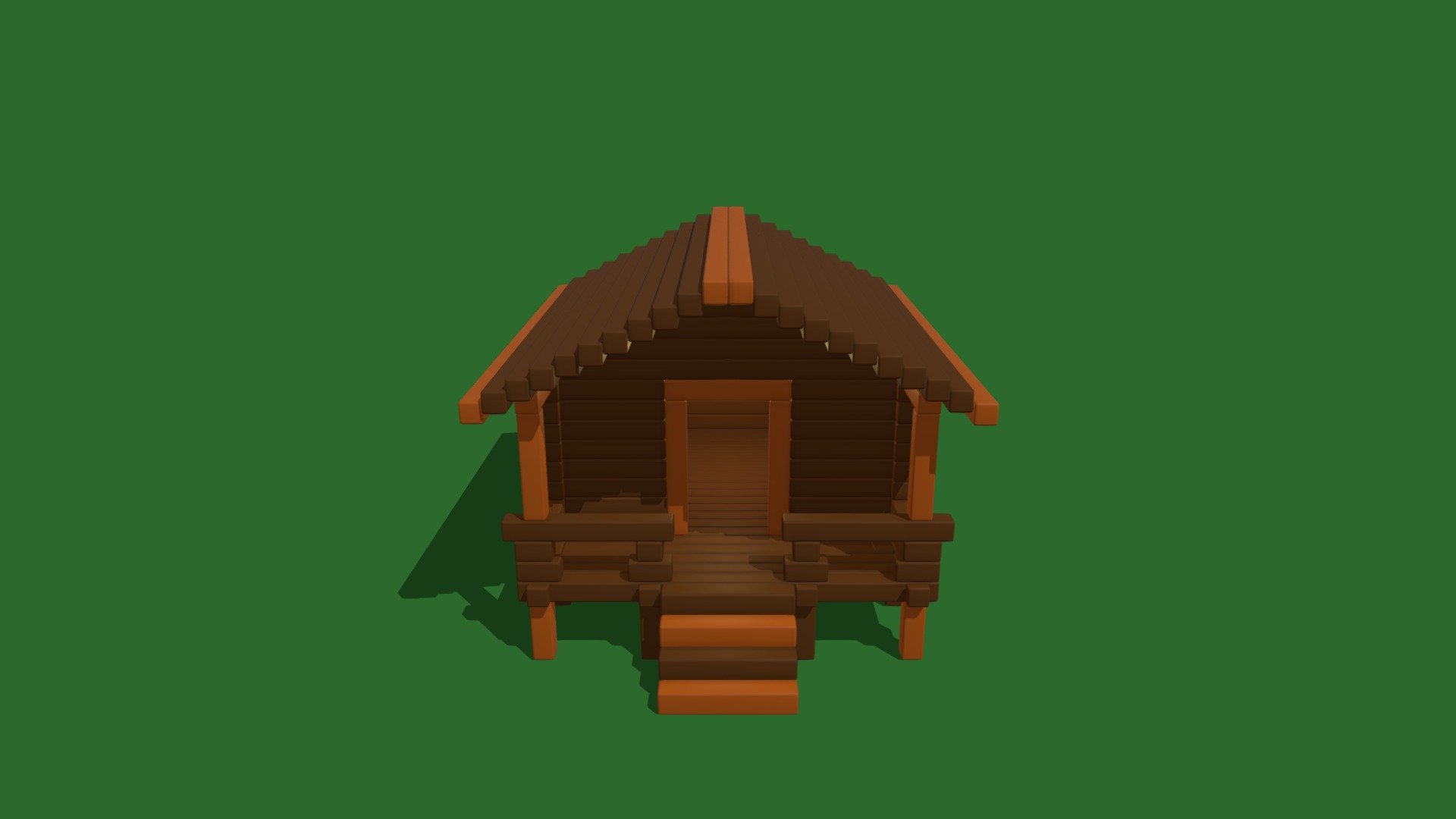 Wooden cabin - Download Free 3D model by Yorus01 [eea62a5] - Sketchfab