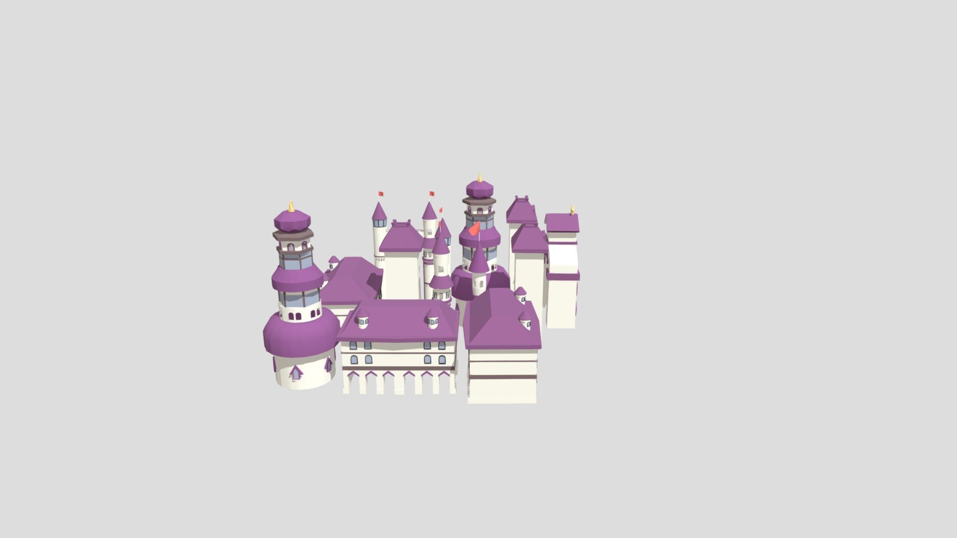 Castle - 3D model by kyriechan [eea7437] - Sketchfab
