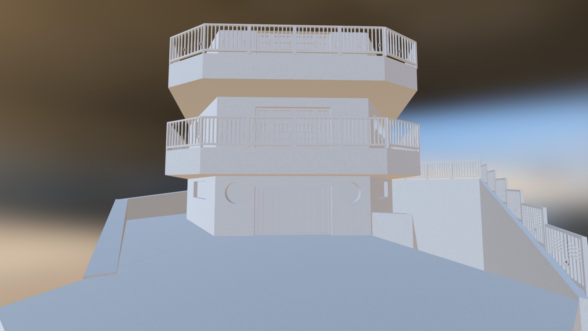 HTH V 4 - Hex Tower House - 3D model by rojer [eea76ee] - Sketchfab