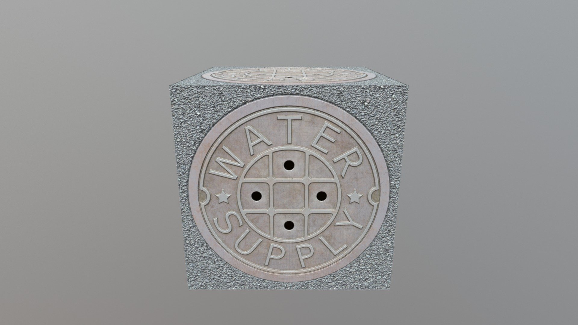 Manhole - 3D model by Flavio Spigoli (@Tragico) [eea821f] - Sketchfab