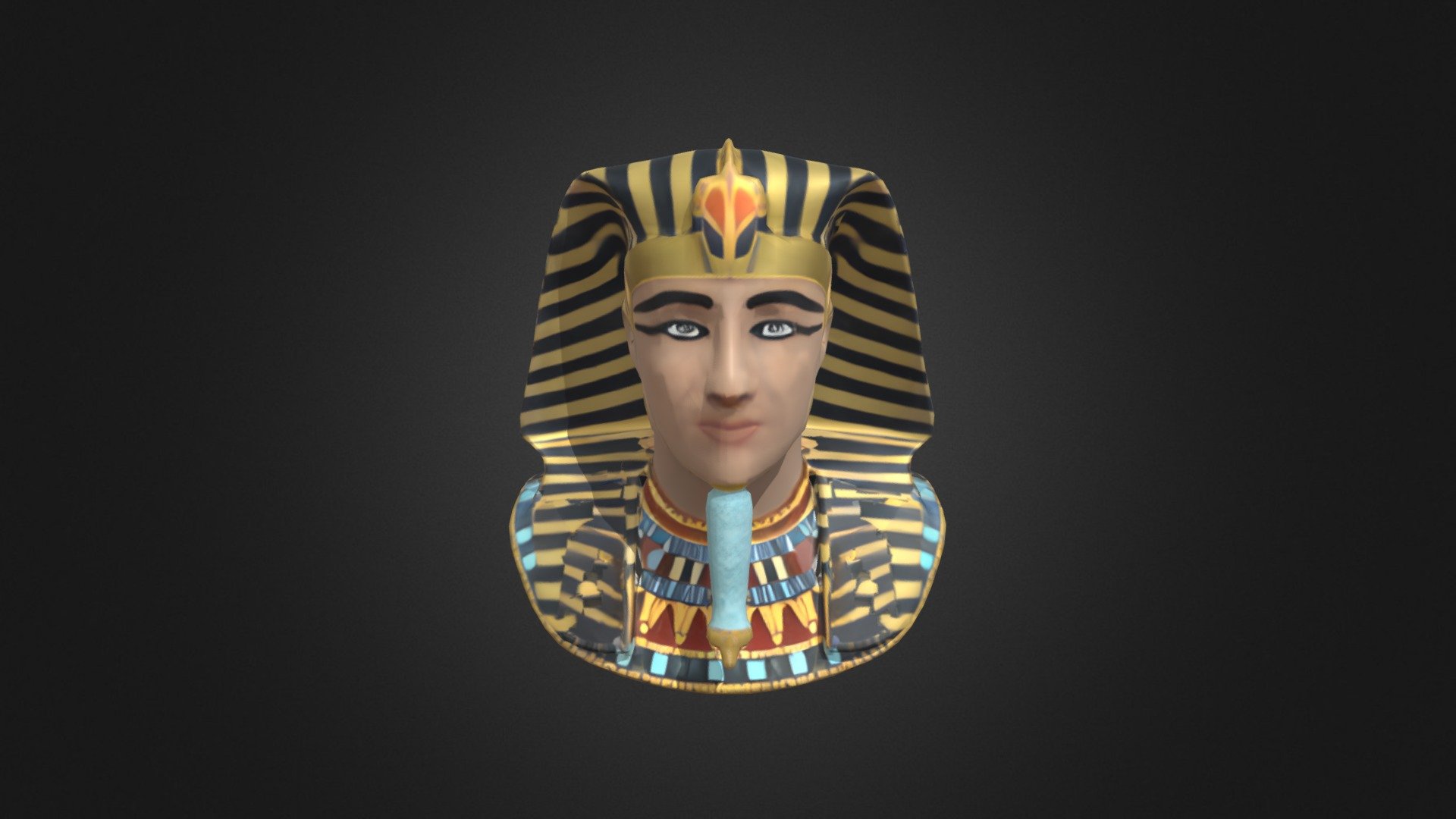 Ancient Egyptian Pharaoh - Buy Royalty Free 3D model by Inventive World ...