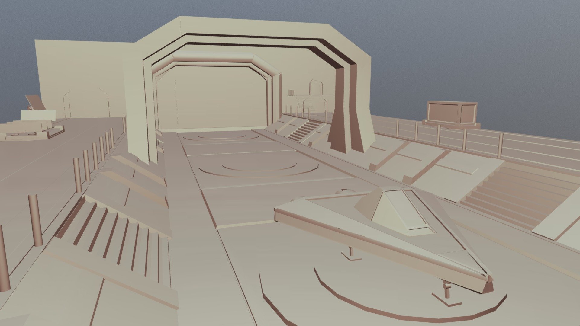 Space Port Sci-Fi - 3D model by Caio Filizola (@Mrcaioavatar) [eea984a ...
