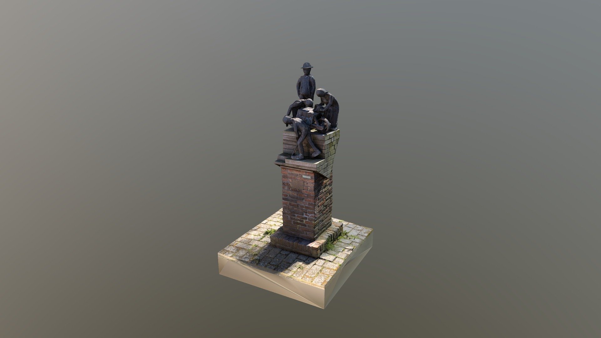 Veengraversgezin en hun Veenbaas - 3D model by Ruud Hogenberg (@3DRCRC ...