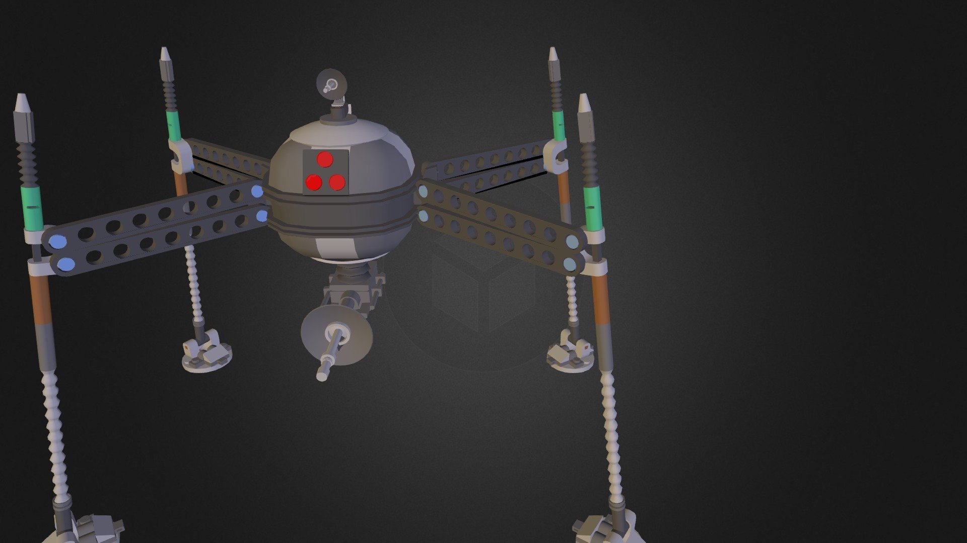 Homing Spider Droid - 3D model by ls27292 [eeae770] - Sketchfab