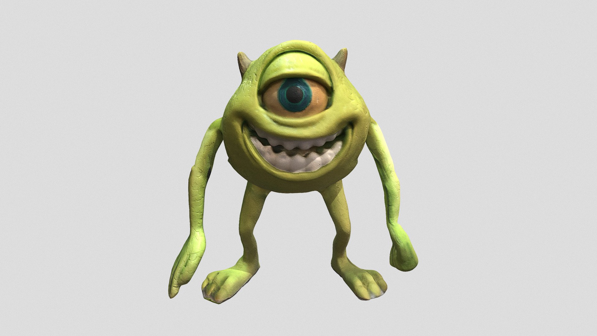 Mike Wazowski High - Monsters, Inc. Monstros SA - Download Free 3D ...