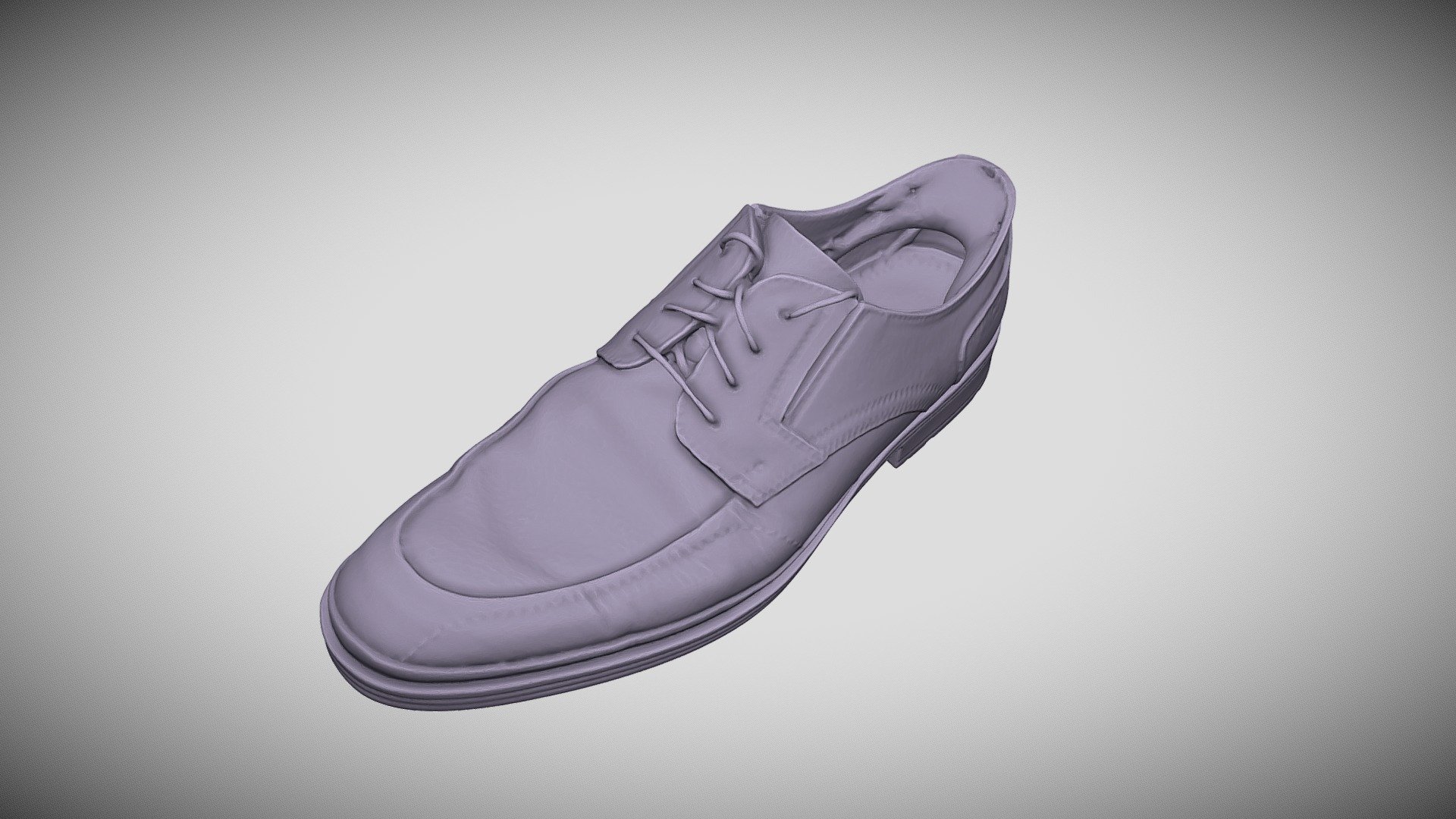 Scarpa elegante uomo (scanner Creality CR-01) - Download Free 3D model ...