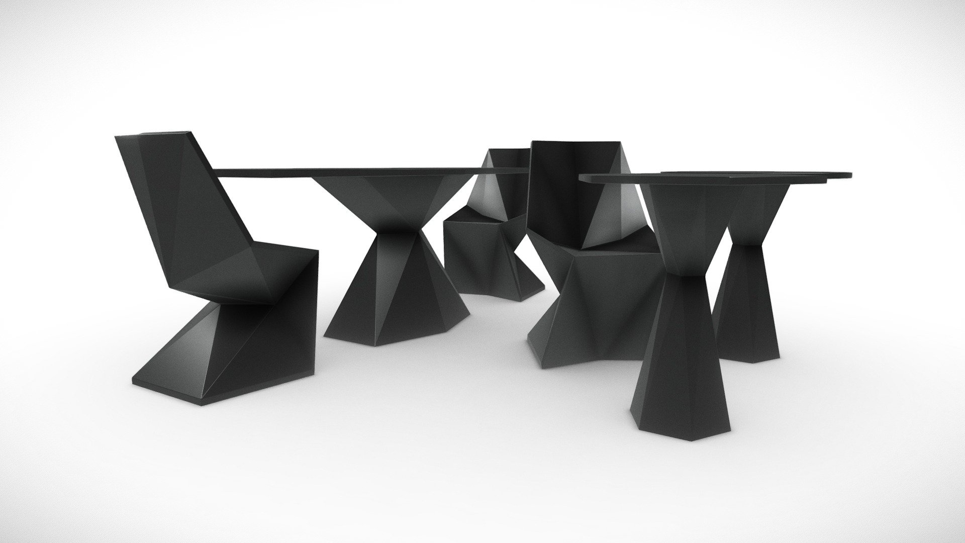 Vertex Vondom Set - Buy Royalty Free 3D model by Marcin Lubecki (@Lubus ...