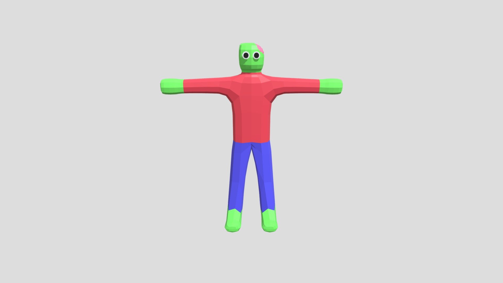 Low Poly Zombie - Download Free 3D model by Logan_kilgore (@logan_r ...