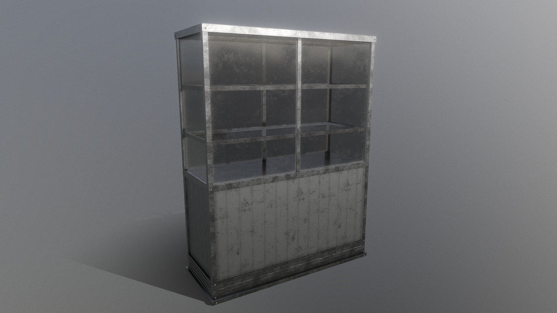 Etalase Kaca / Display Shop Case Glass V2 - Buy Royalty Free 3D model ...