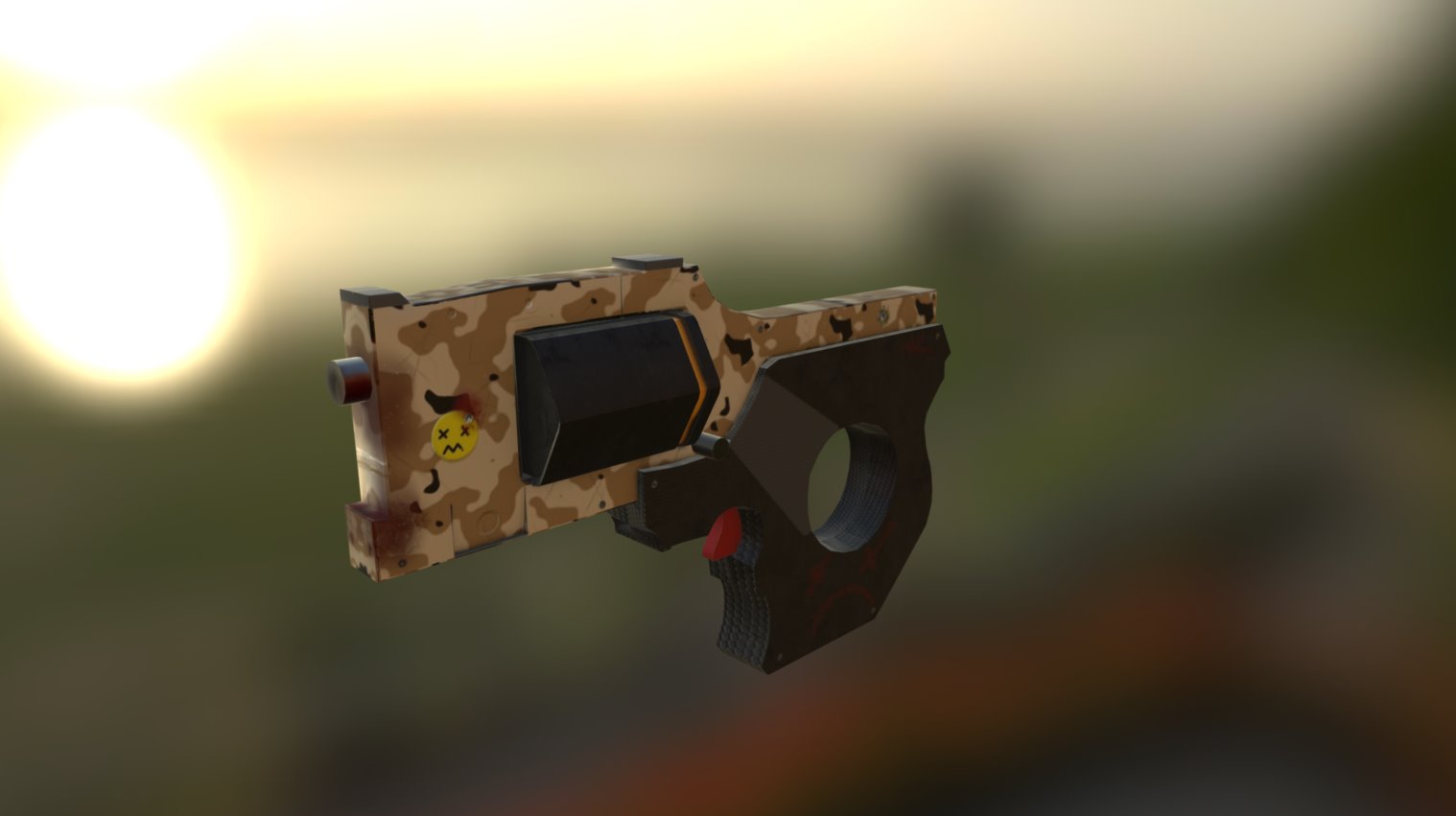Pistol2 - 3D model by Revox79 [eeb42ee] - Sketchfab