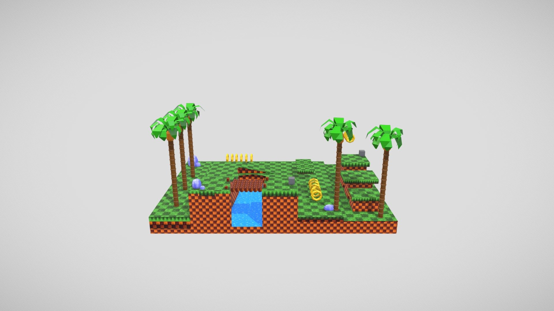 Green Hill Low Poly - Download Free 3D model by restrepo.gabriela.7306 ...