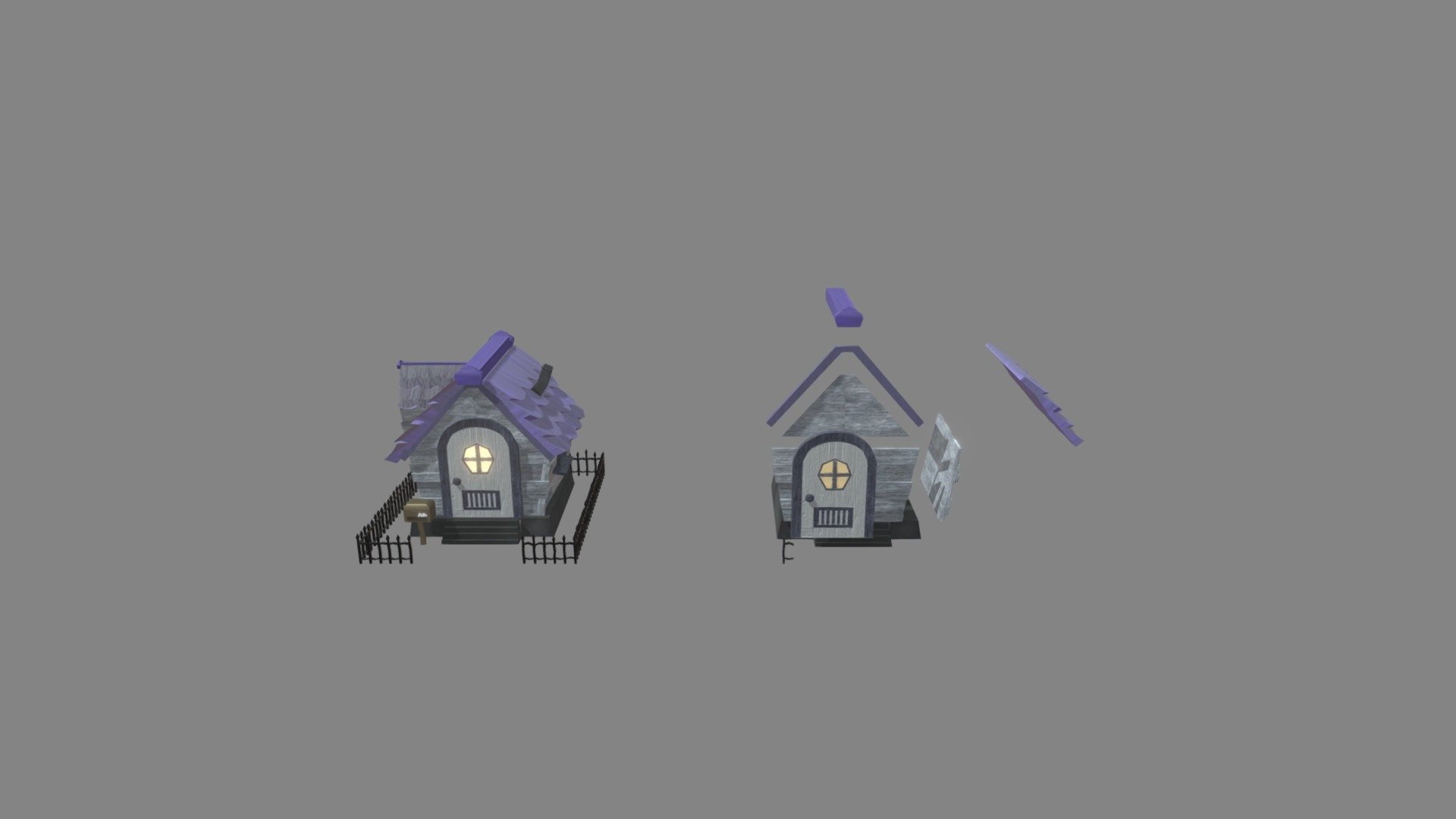 Modular House - Download Free 3D model by glcalde [eeb81a9] - Sketchfab