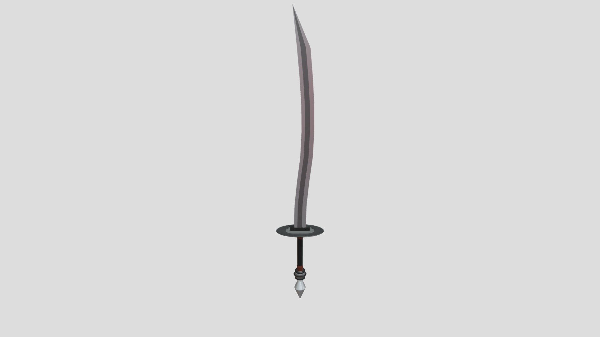 Low-Poly Scimitar - Download Free 3D model by SomeoneSae [eeb92e1 ...