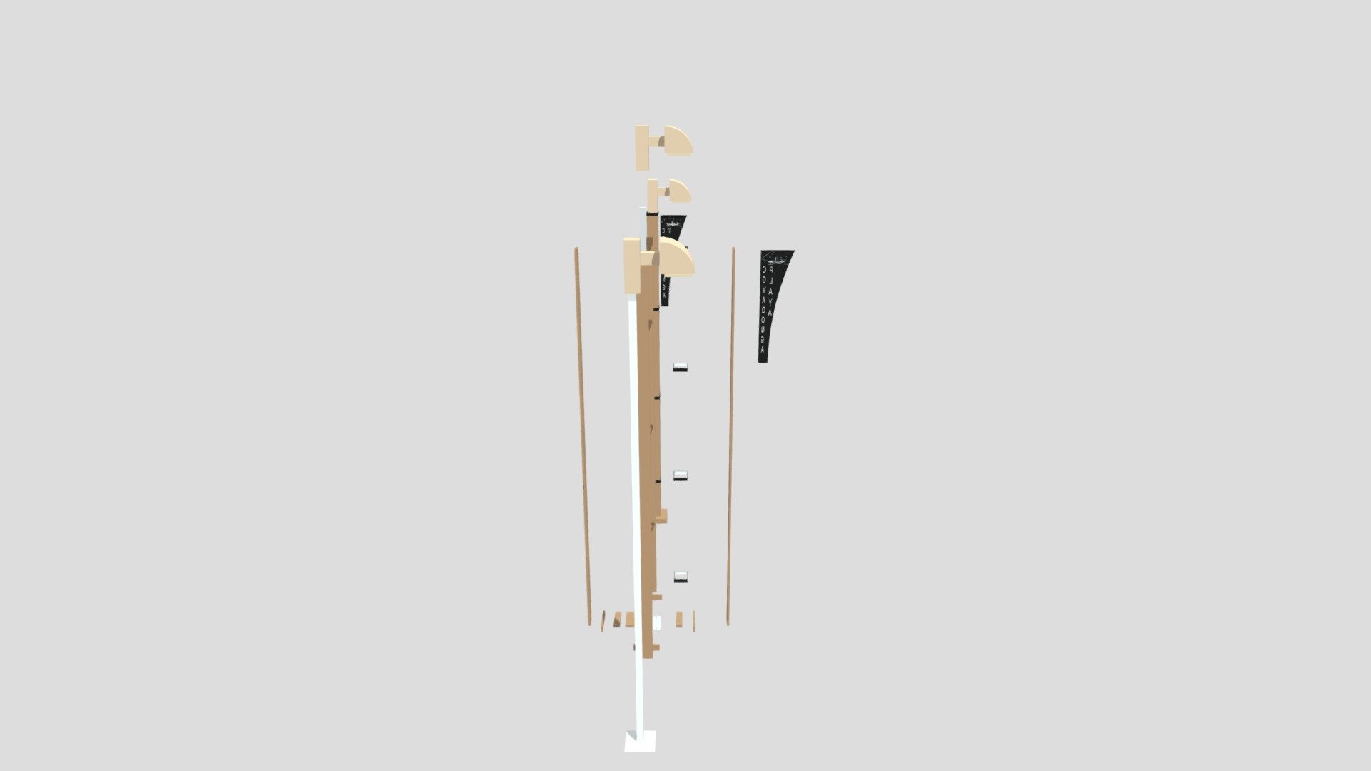POSTE COVADONGA - 3D model by felipetroncosof [eeba139] - Sketchfab