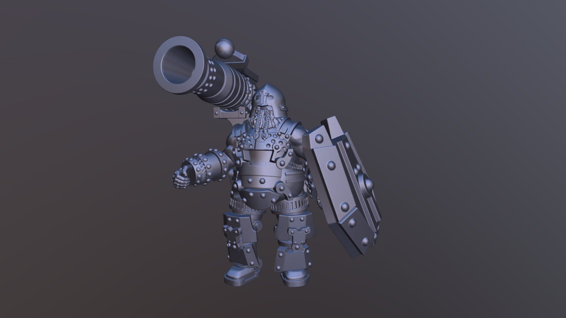 40k Man - 3D model by Oksana3D (@oksanapaint) [eebe730] - Sketchfab