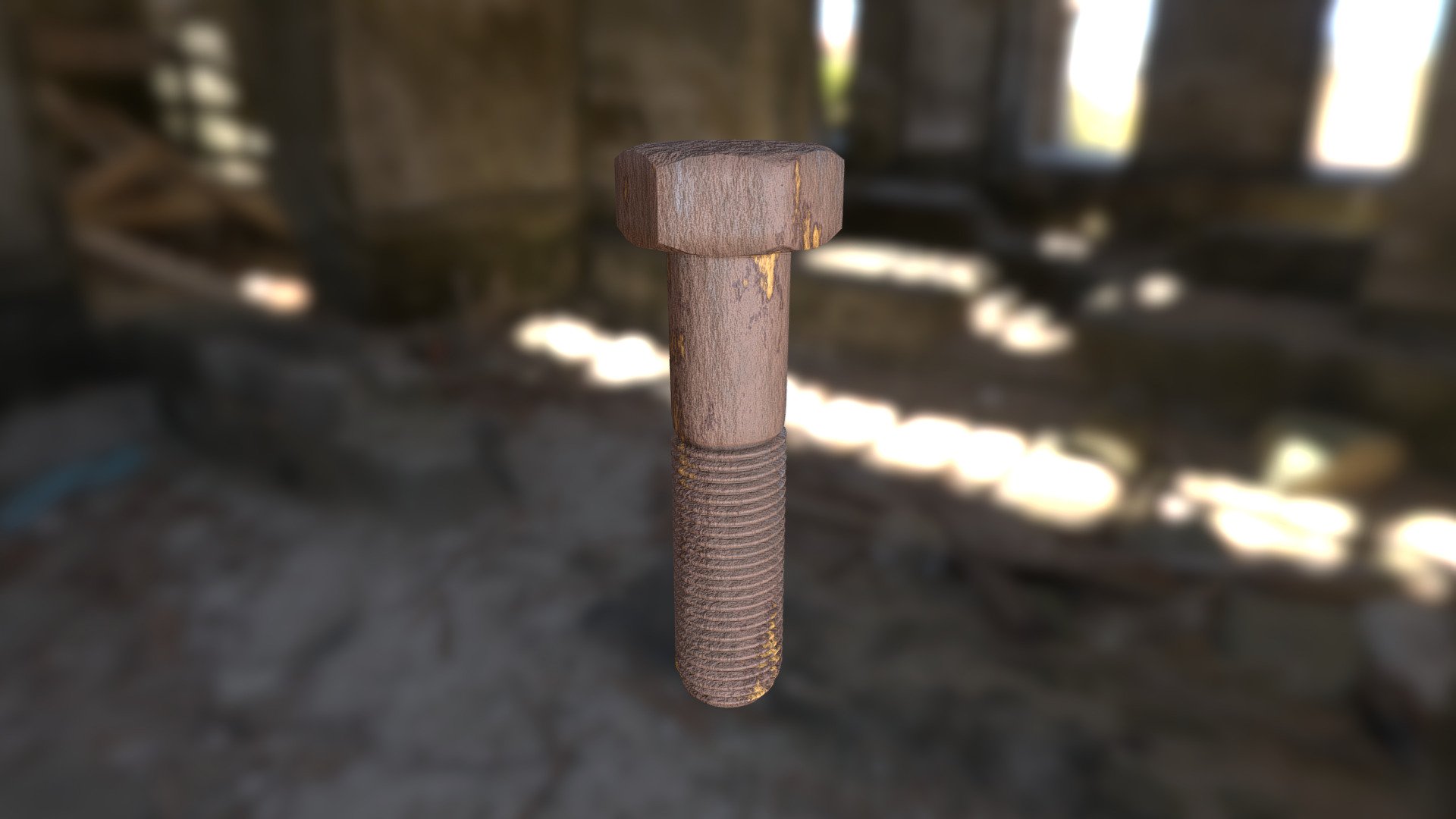 Rusty bolt - Download Free 3D model by Ya (@Yarik16) [eebeb7b] - Sketchfab