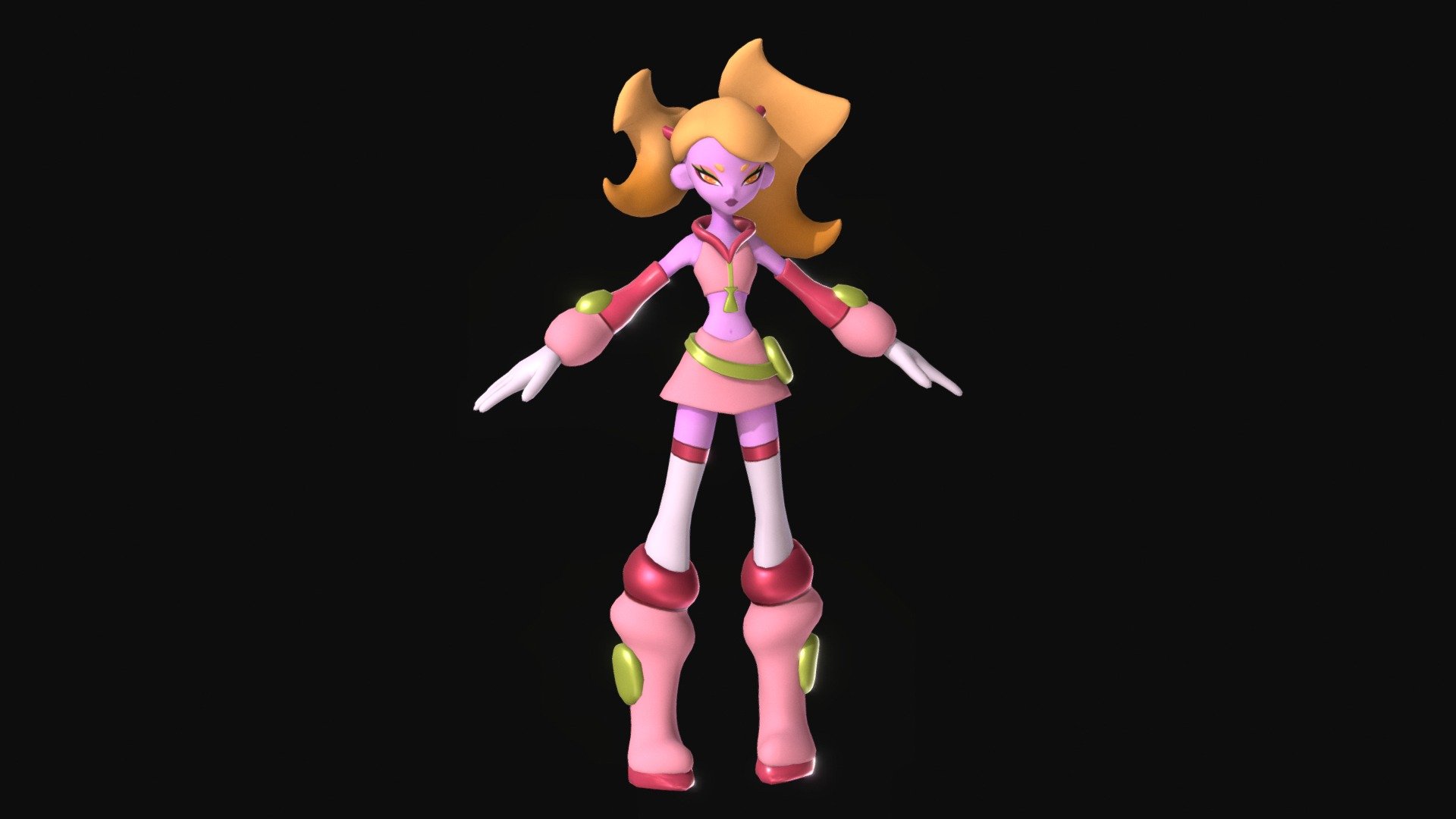 Una Character Design - 3D model by adrigowon (@adriavalcarcel) [eec114d ...