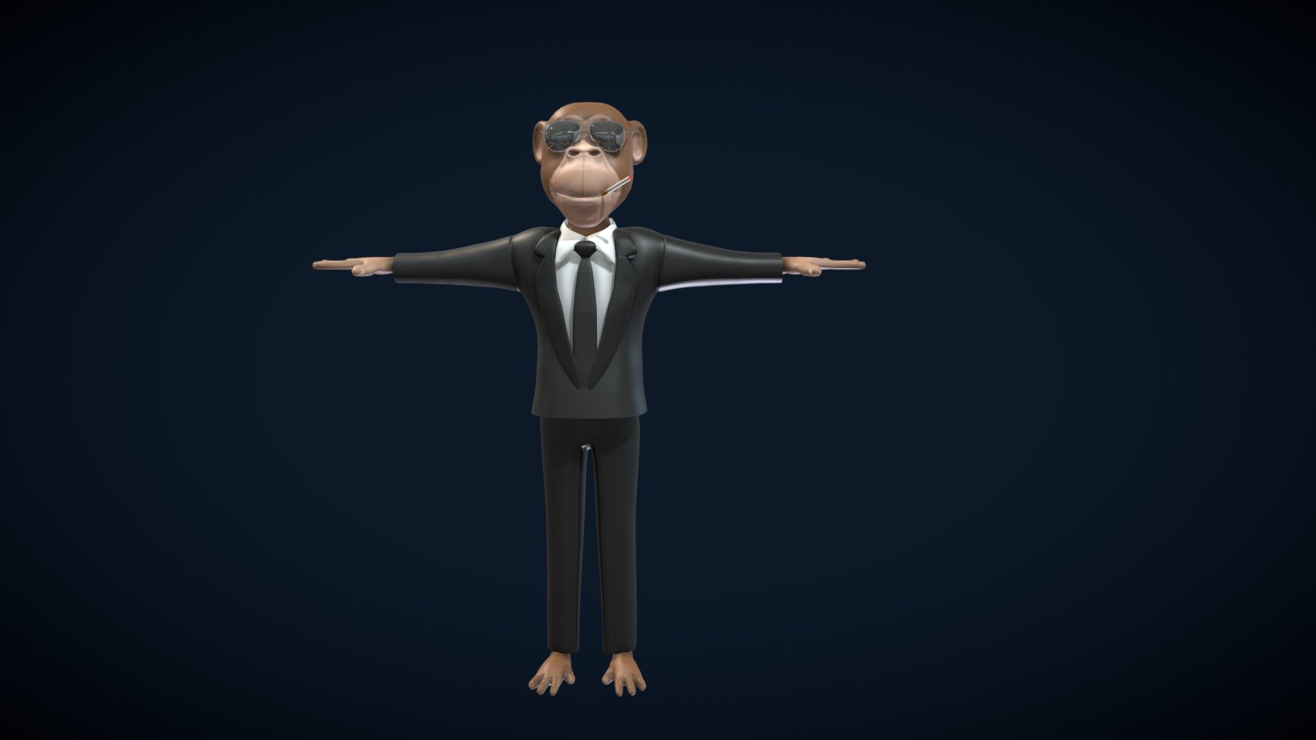 NFT Monkey - Download Free 3D model by giyas3dartist (@giyasudeen31 ...