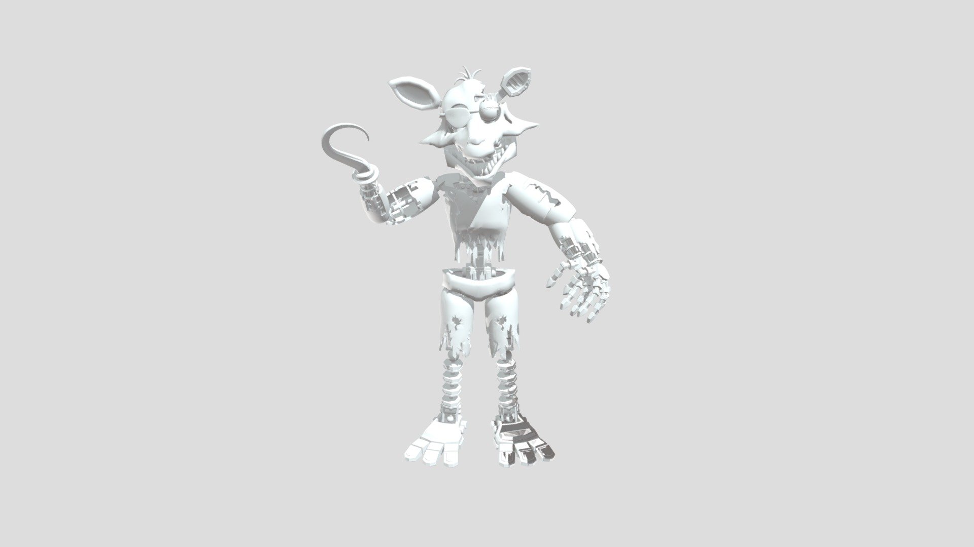 HW withered foxy unused model fix - Download Free 3D model by Freddy ...