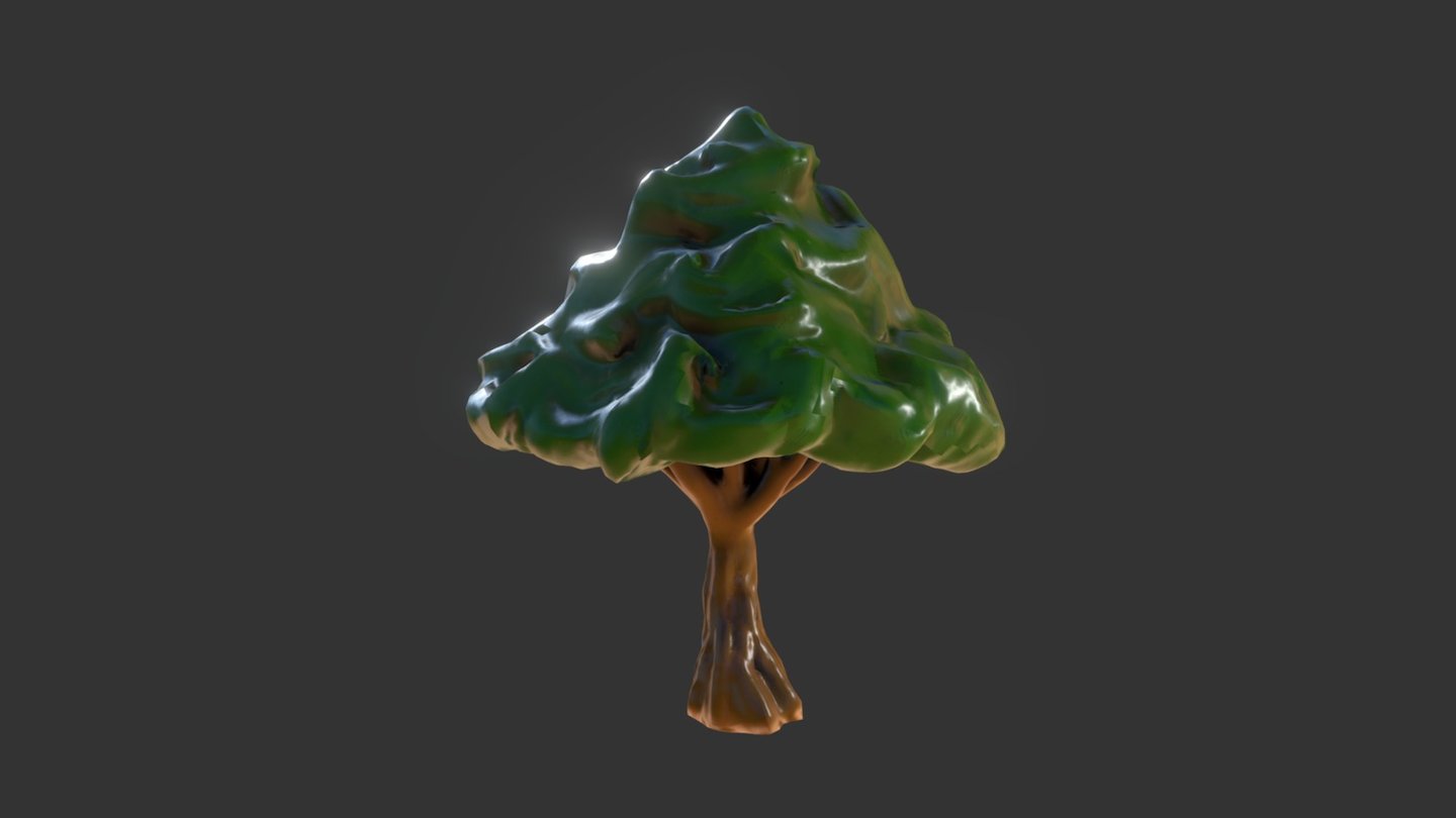 Stylized Forest Tree (Oculus Medium) - 3D model by KevinLongtime ...