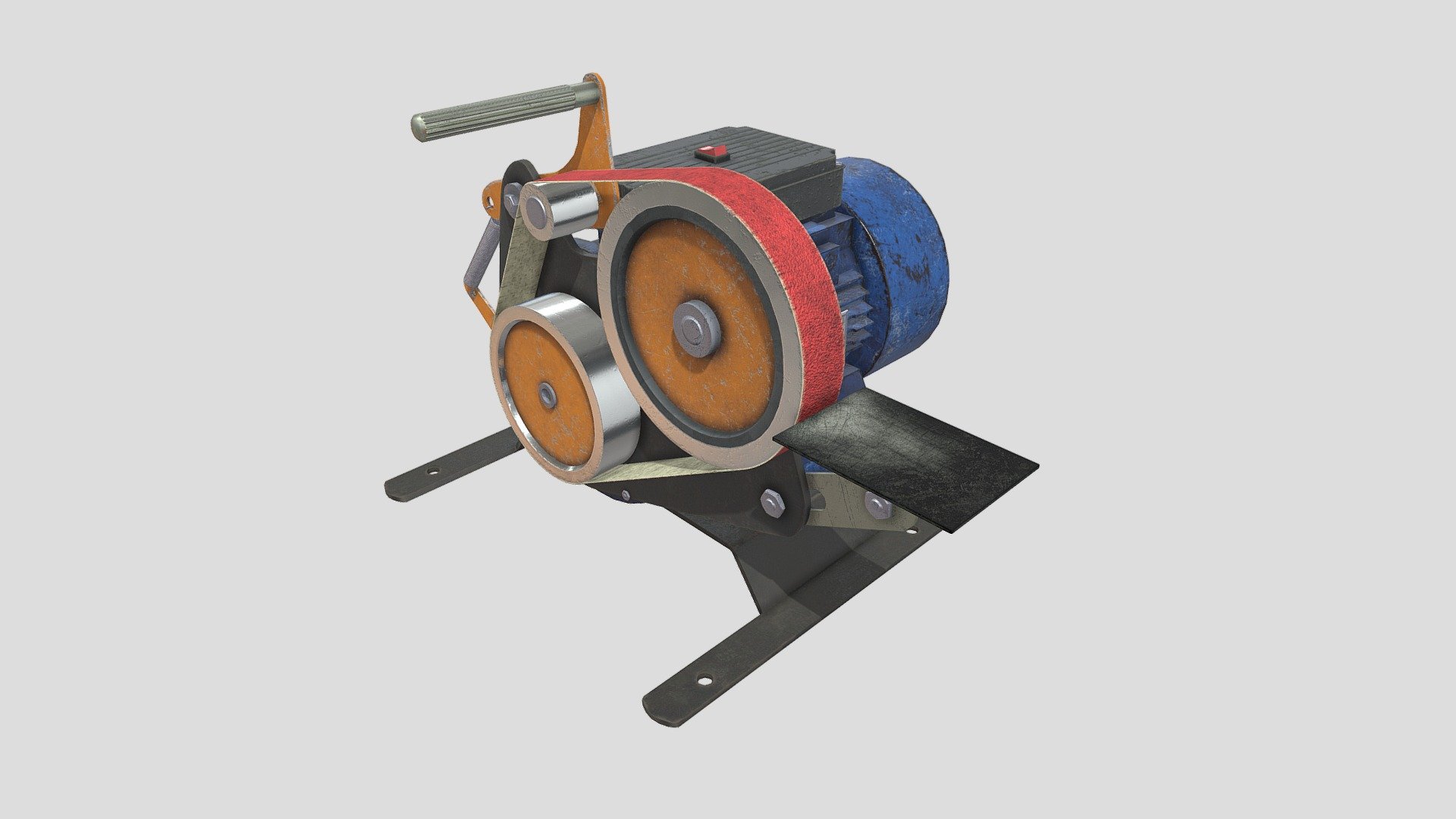 Grinder machine (middlepoly) - Download Free 3D model by Zuckergelee ...