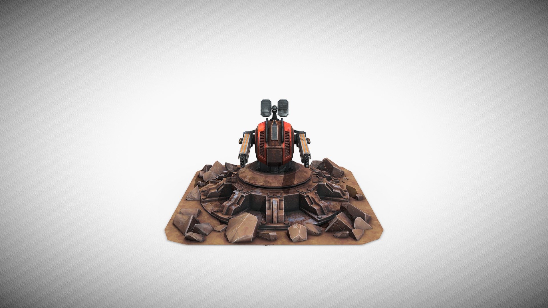 Sci-fi Anti-air gun turret - 3D model by mimcreativepoland [eec813b ...