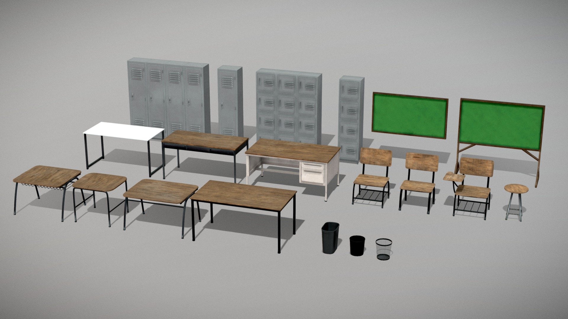 School Assets - Buy Royalty Free 3D model by Zambur [eeca044 ...