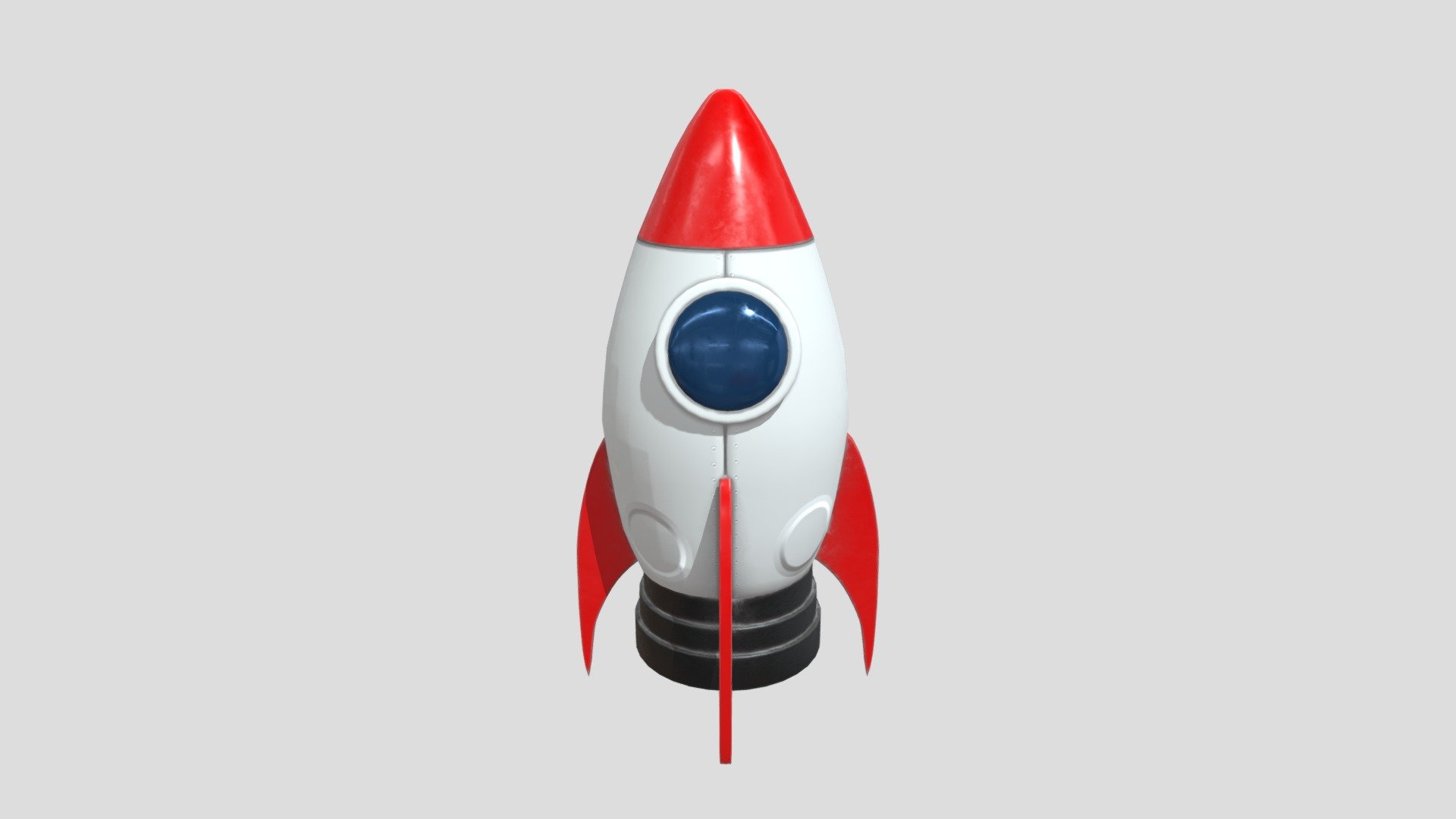 Toy Rocket 4K Free 3D model - Download Free 3D model by Desertsage ...
