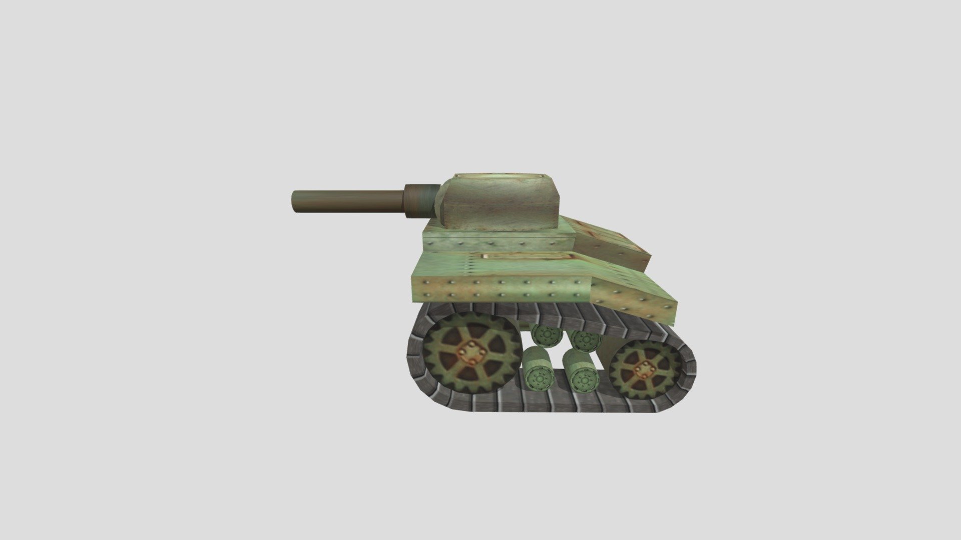 Low Poly Tank - 3D model by CaiPerkins [eecafe2] - Sketchfab