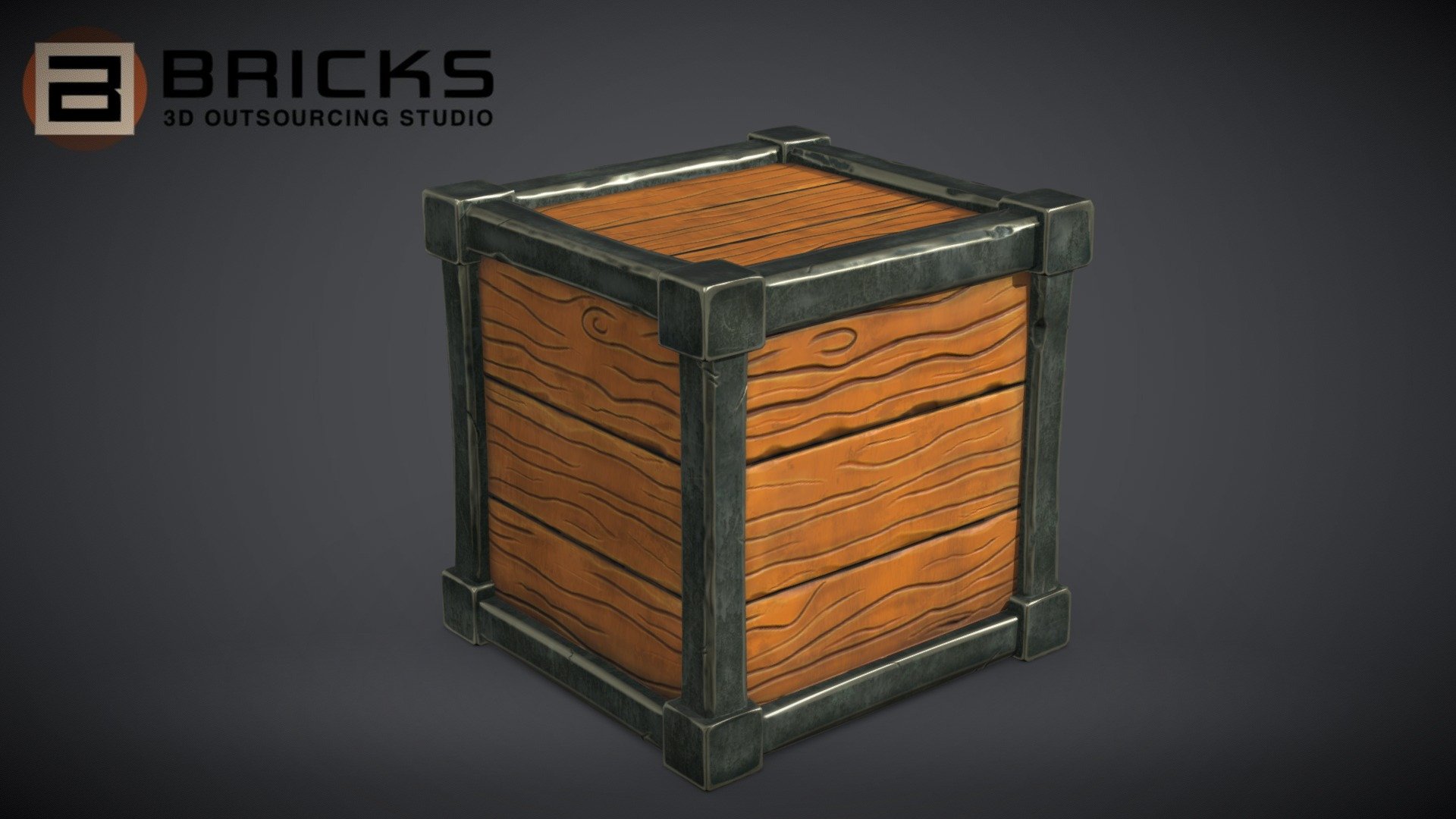 Wooden Box - Buy Royalty Free 3D model by Bricks Studio ...