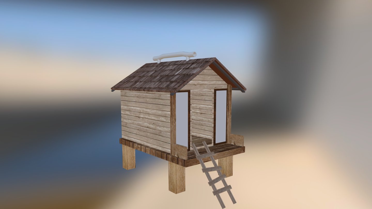Small Hut - 3D model by ggreen96 [eecdace] - Sketchfab