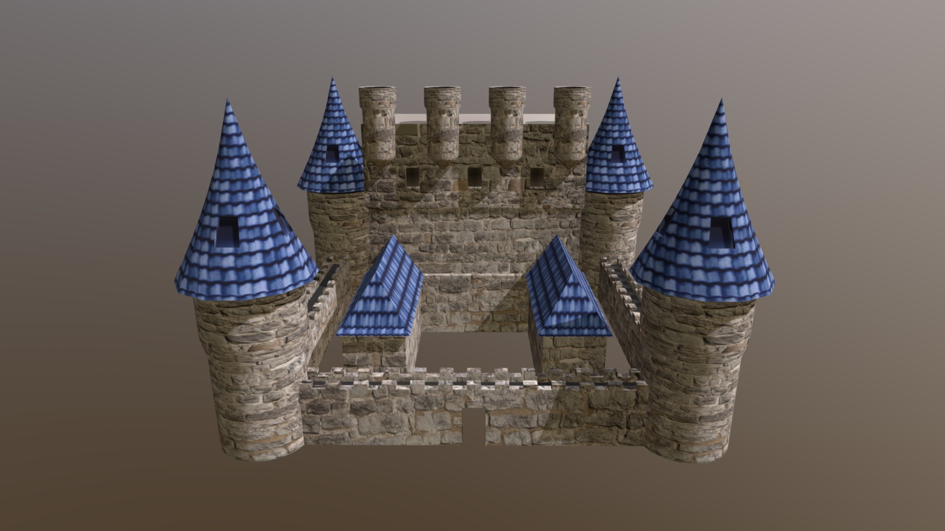 Stoney Castle - 3D model by Shayne Piskule (@spiskule) [eece590 ...
