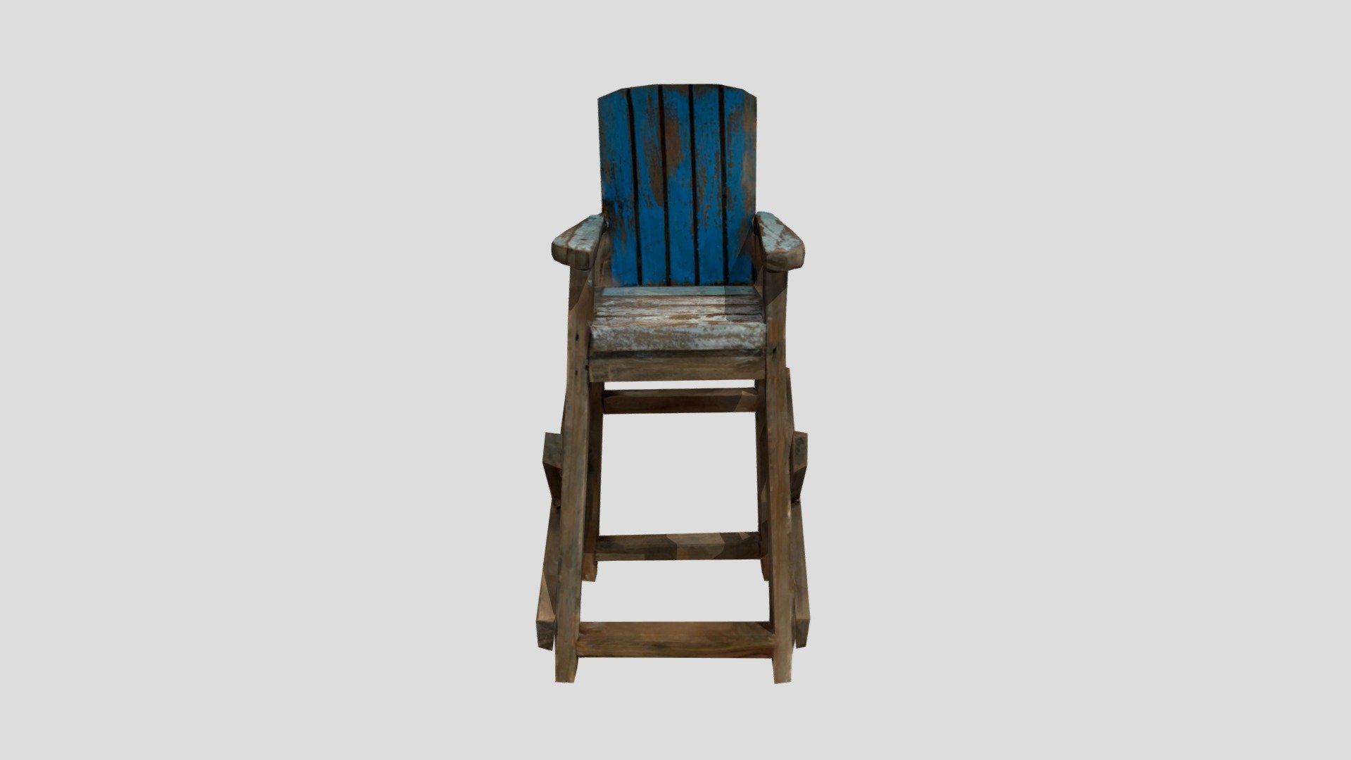 Lifeguard Chair Decoration 0001 - Buy Royalty Free 3D model by ...