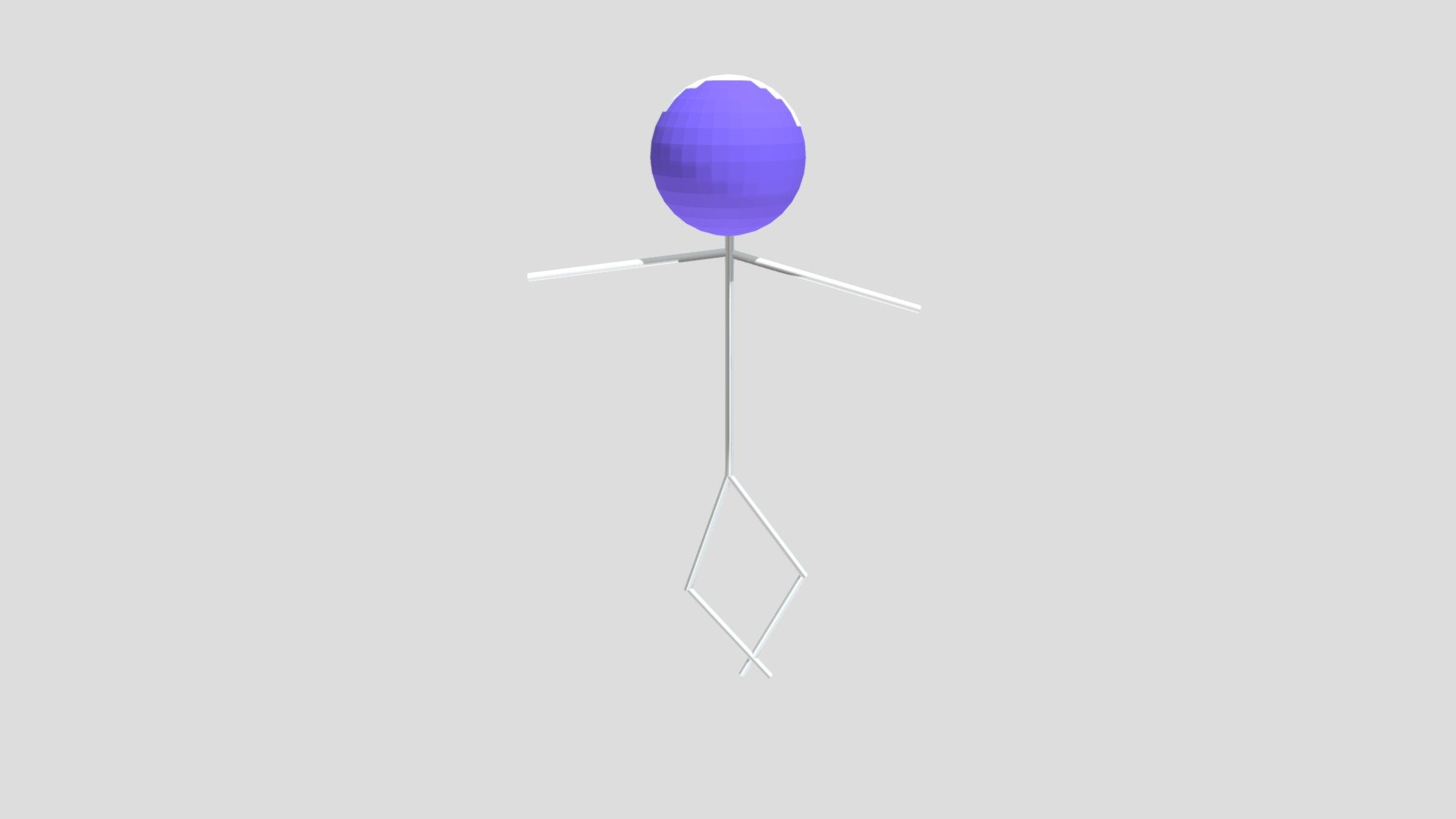 Rigged Stickman Figure - Download Free 3D model by Kenzaki [eed04a5 ...