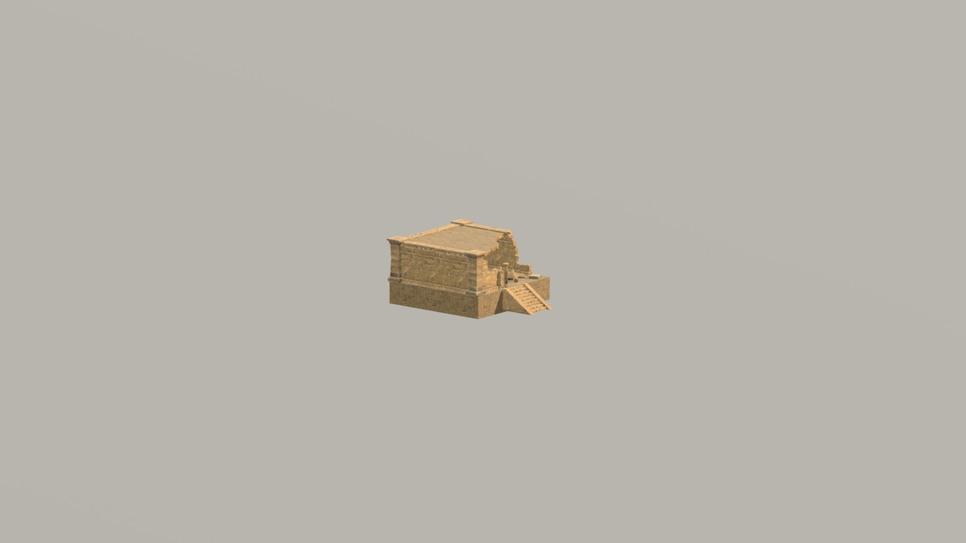 Broken temple - 3D model by halloweeks [eed10a5] - Sketchfab