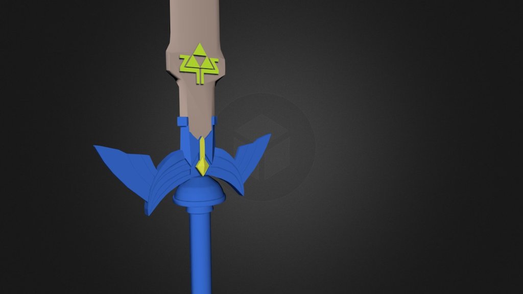 The Master Sword - Download Free 3D model by Ed C (@edc) [eed3737 ...