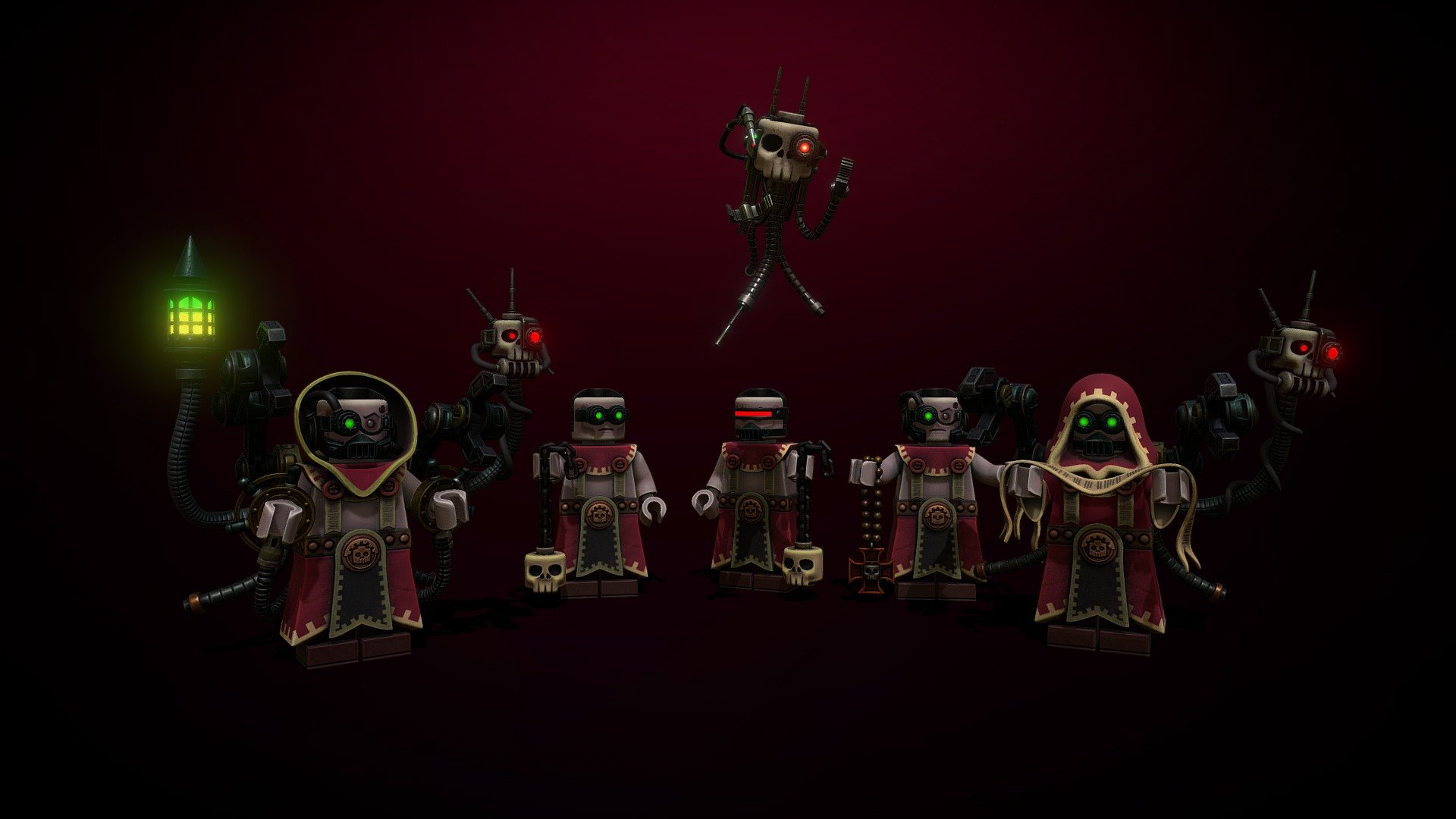 Tech_priests WH40K lego_style - 3D model by giobiancoFB [eed3c65 ...