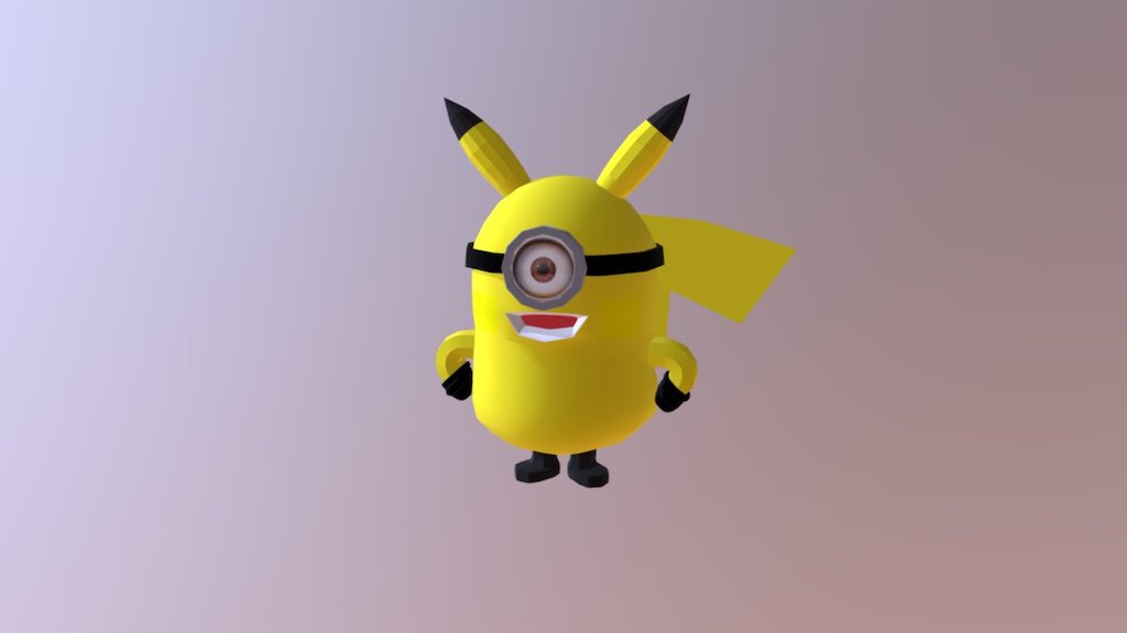 Minion Pikachu - 3D model by horkidelo [eed7930] - Sketchfab