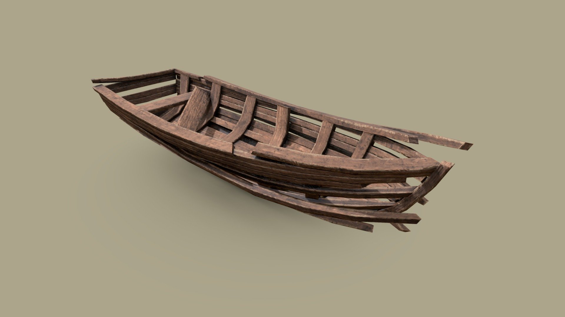 Old boat - 3D model by Martin Edge (@Martin_Edge) [eed8974] - Sketchfab