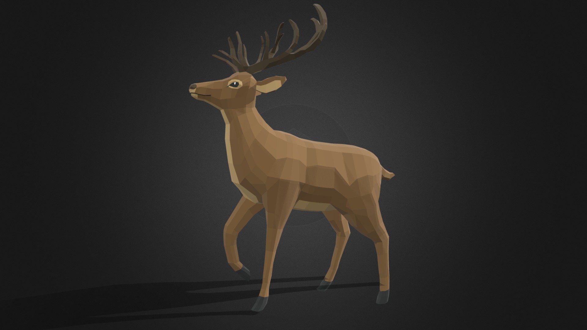 Low Poly Deer - 3D model by EmelieHassel [eed8ac4] - Sketchfab