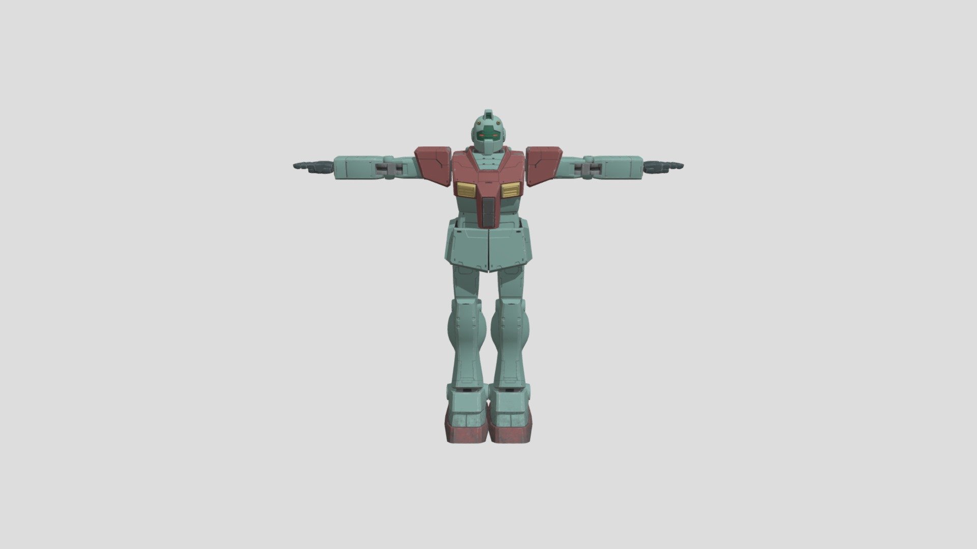 Gundam Evolution RGM-79 - Download Free 3D model by NAJWAN_ID ...
