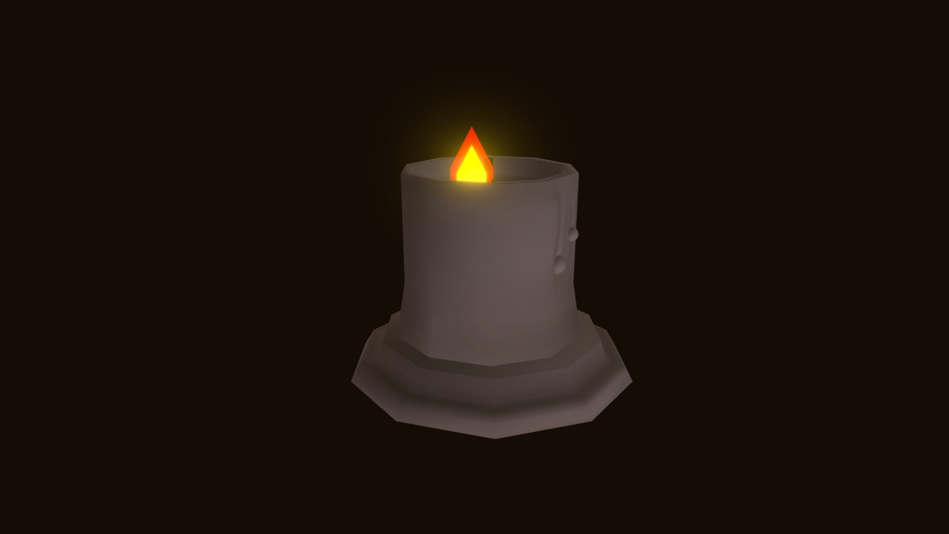 Bougie - 3D model by MDup [eedad0f] - Sketchfab