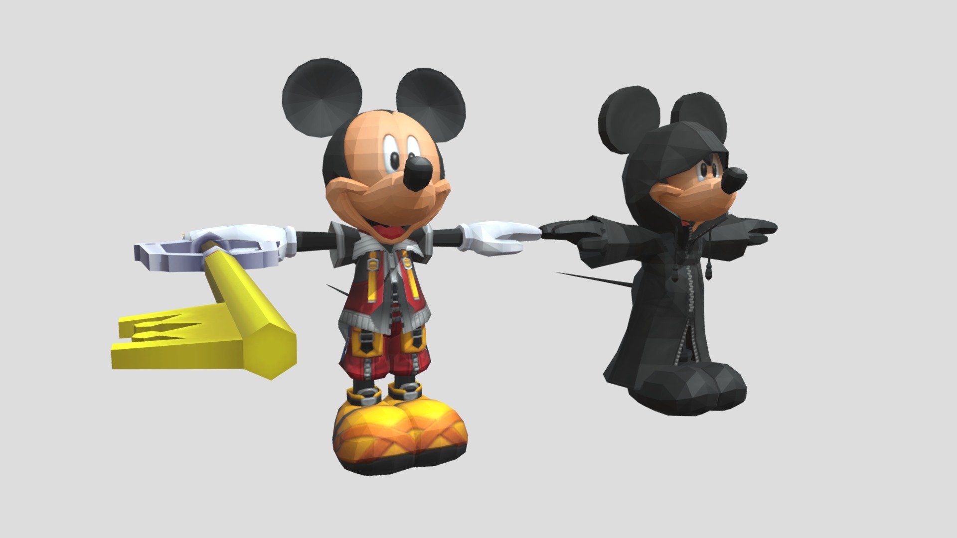 PS2-Mickey Mouse - 3D model by Sajin Mickey Firey fan 1342 from Cheryl ...
