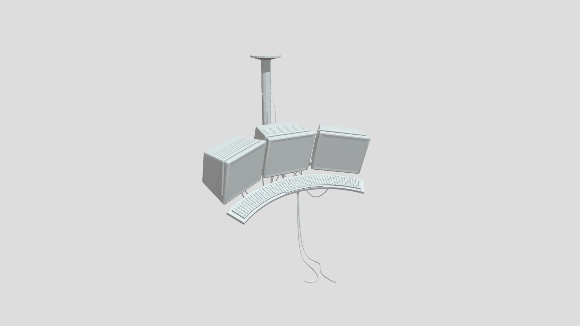 Hanging Sci-fi Computer - 3D model by Kunj_Fx (@uniyalayush244 ...