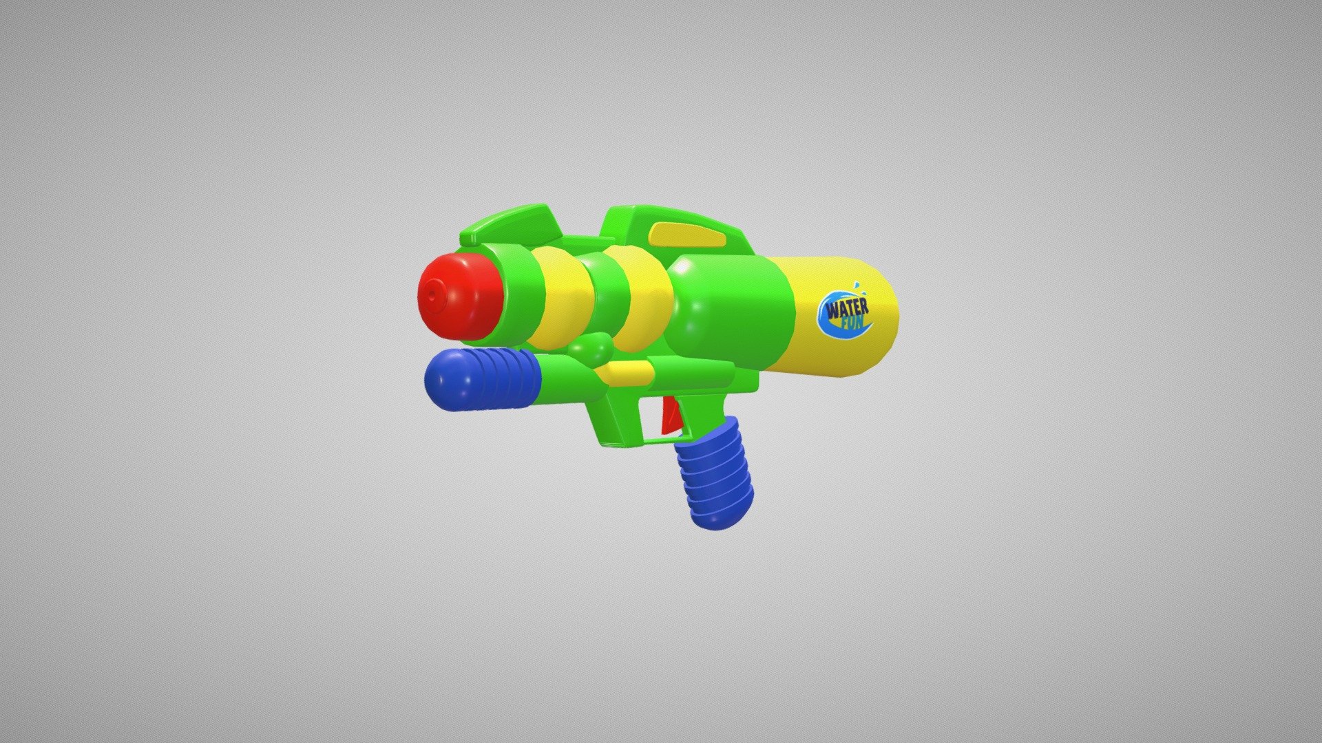 Water gun - 3D model by Justine Gagnon (@jugagnon) [eedd38e] - Sketchfab